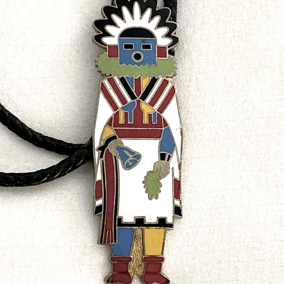 W.S.A | Jewelry | Extraordinary Vintage Kachina Bolo Tie | Poshmark